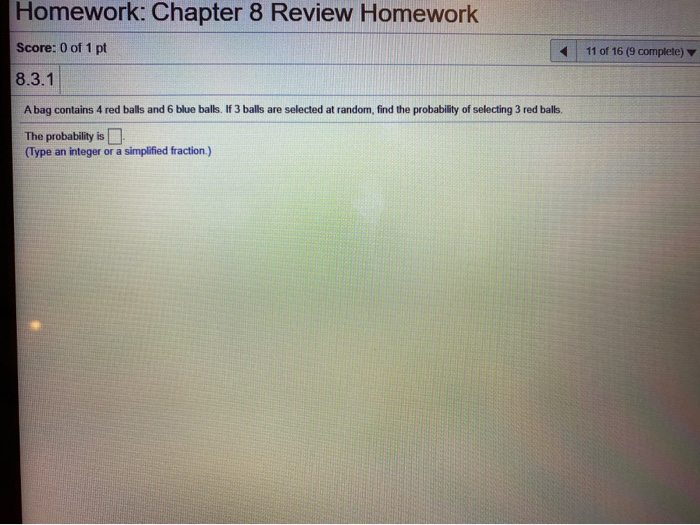 Solved Homework Chapter 8 Review Homework Score 0 Of 1 Pt