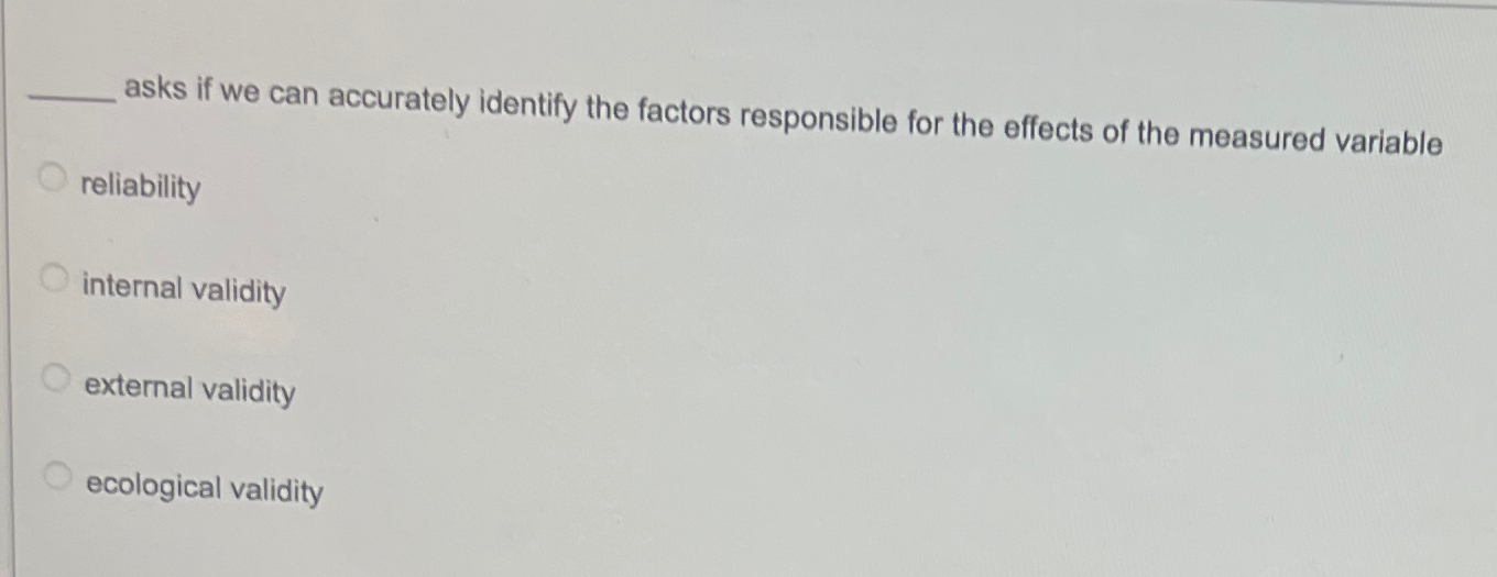 Solved asks if we can accurately identify the factors | Chegg.com