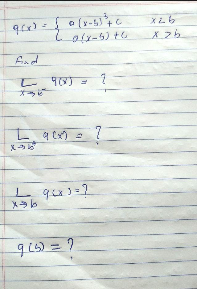 Solved 962)= { a(x-51'7C X 2b x 2b a (x-5) to Find 90x) 2 Xb | Chegg.com