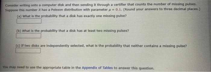 Solved Consider writing onto a computer disk and then | Chegg.com