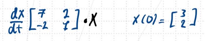 dtdx[7−221]⋅xx(0)=[32] 5) | Chegg.com