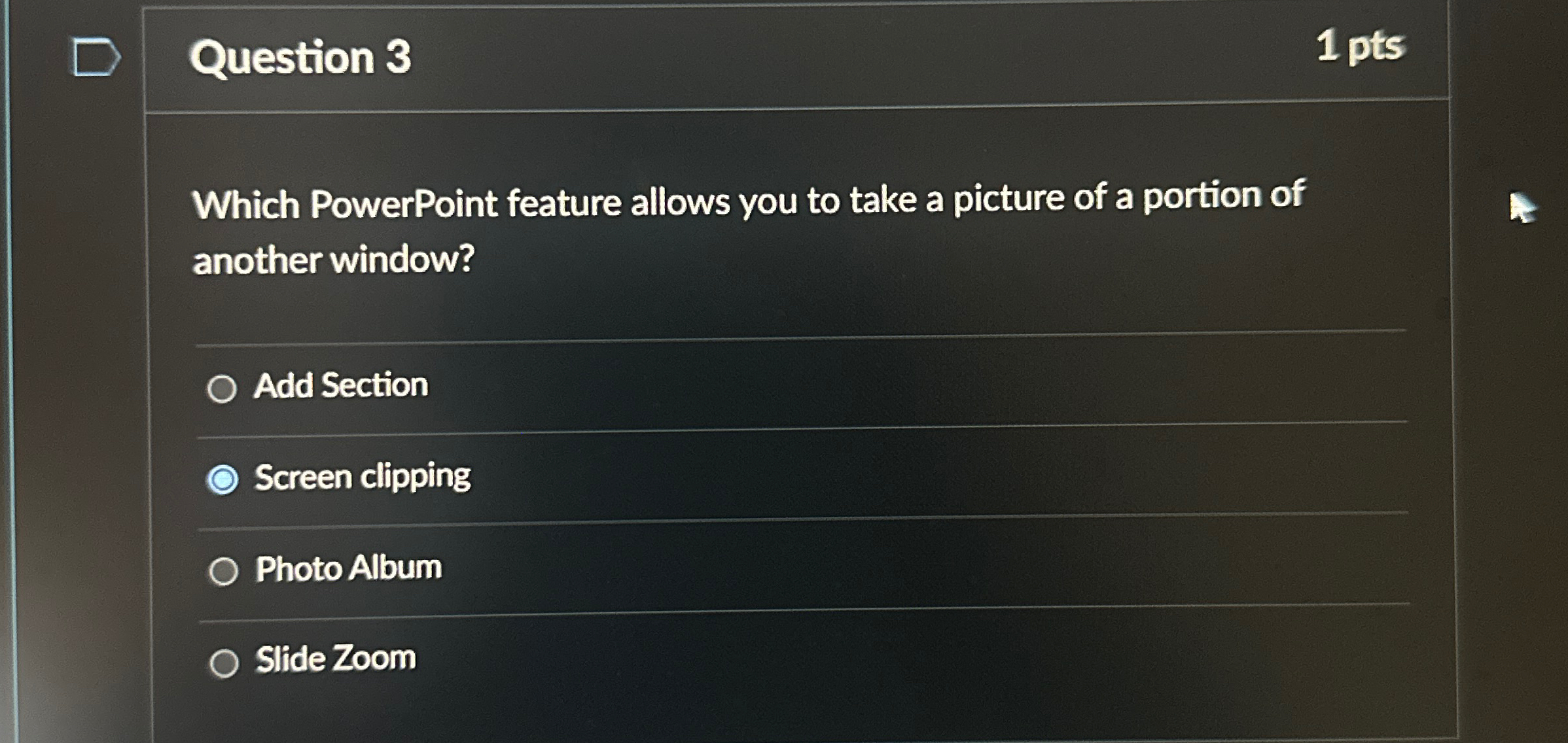 Solved Question 31 ﻿ptsWhich PowerPoint feature allows you | Chegg.com