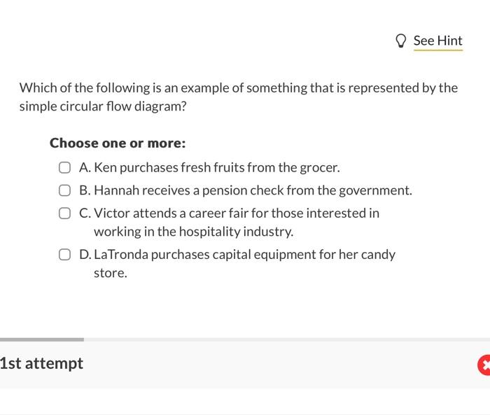Solved Which of the following is an example of something | Chegg.com