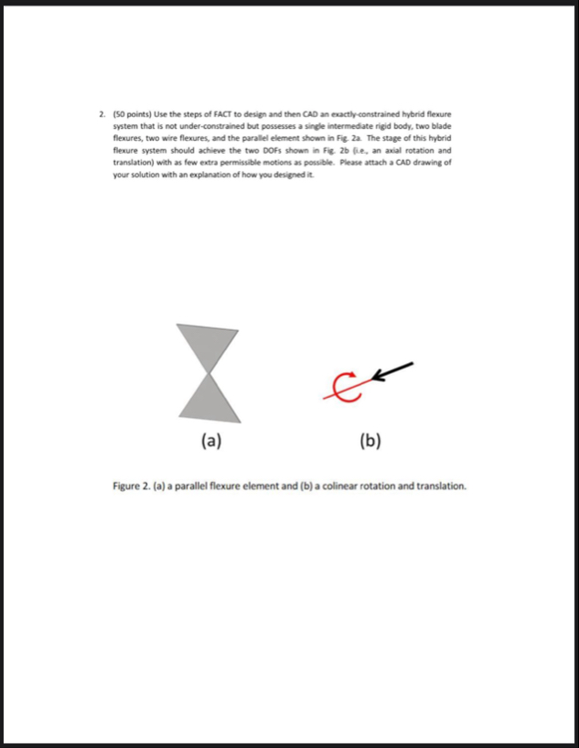 ( 50 ﻿points) ﻿Use the steps of FACT to design and | Chegg.com