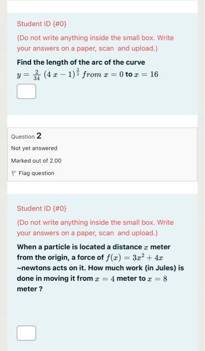 Solved Student ID {#0} (Do not write anything inside the | Chegg.com