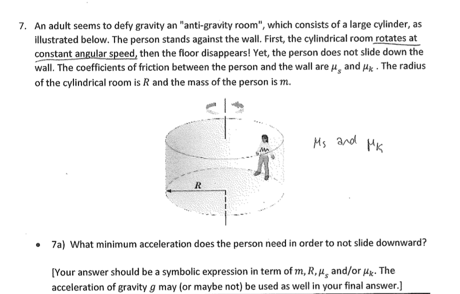 Solved An adult seems to defy gravity an "anti-gravity | Chegg.com