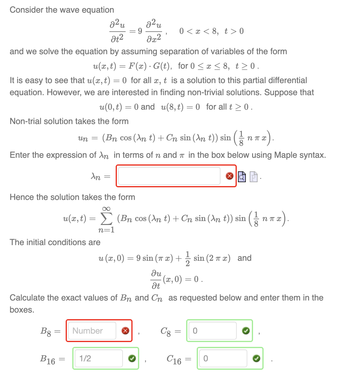 Solved Consider the wave | Chegg.com