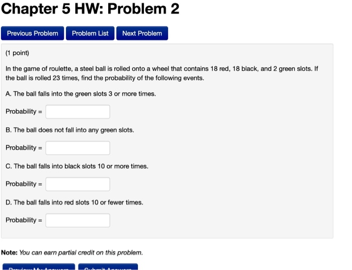 Solved Chapter 5 HW: Problem 2 Previous Problem Problem List | Chegg.com