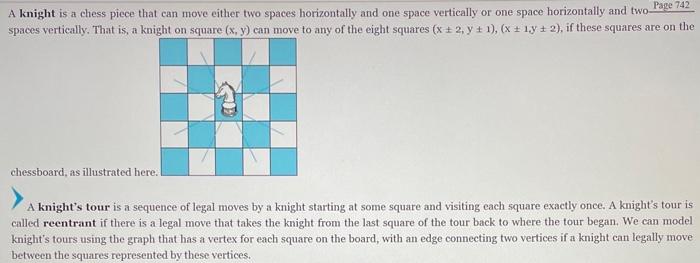 Solved A knight is a chess piece that can move either two | Chegg.com