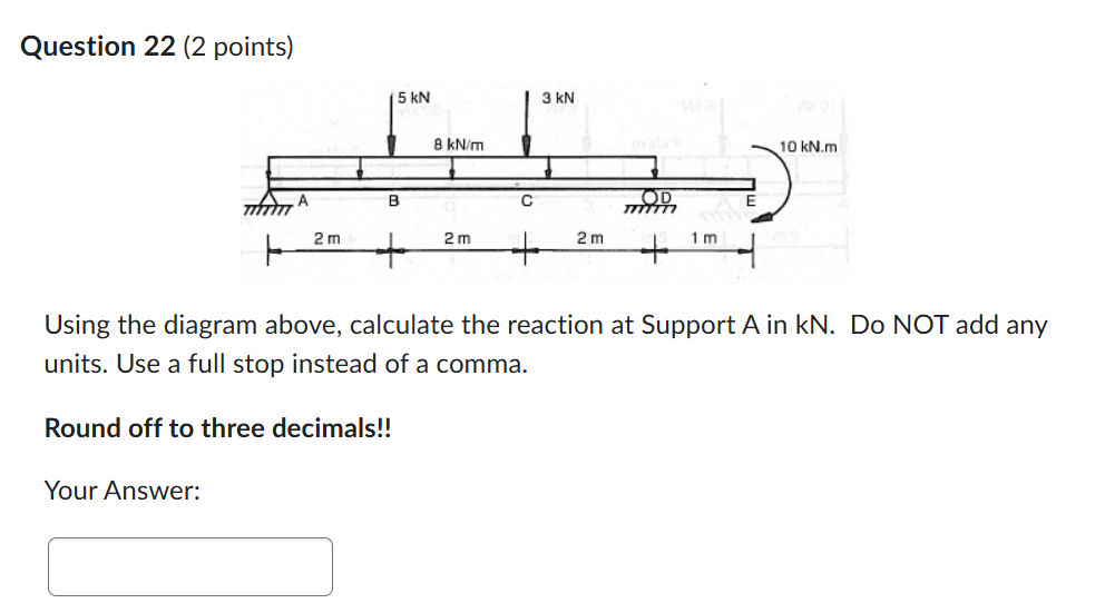 Solved Question 22 (2 ﻿points) ﻿Using the diagram above, | Chegg.com