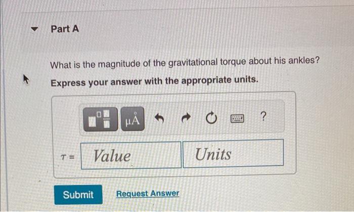 Solved When you stand quietly, you pivot back and forth a | Chegg.com