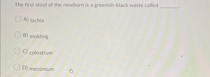 Solved Uterine descensus is also known as uterine OA) | Chegg.com