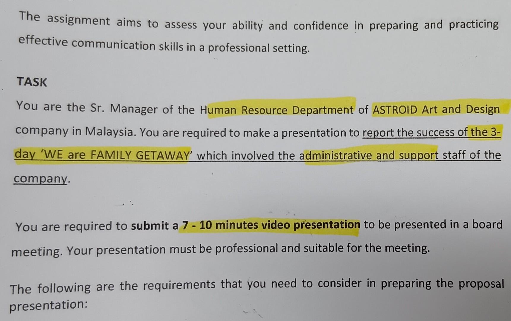 Solved The assignment aims to assess your ability and | Chegg.com