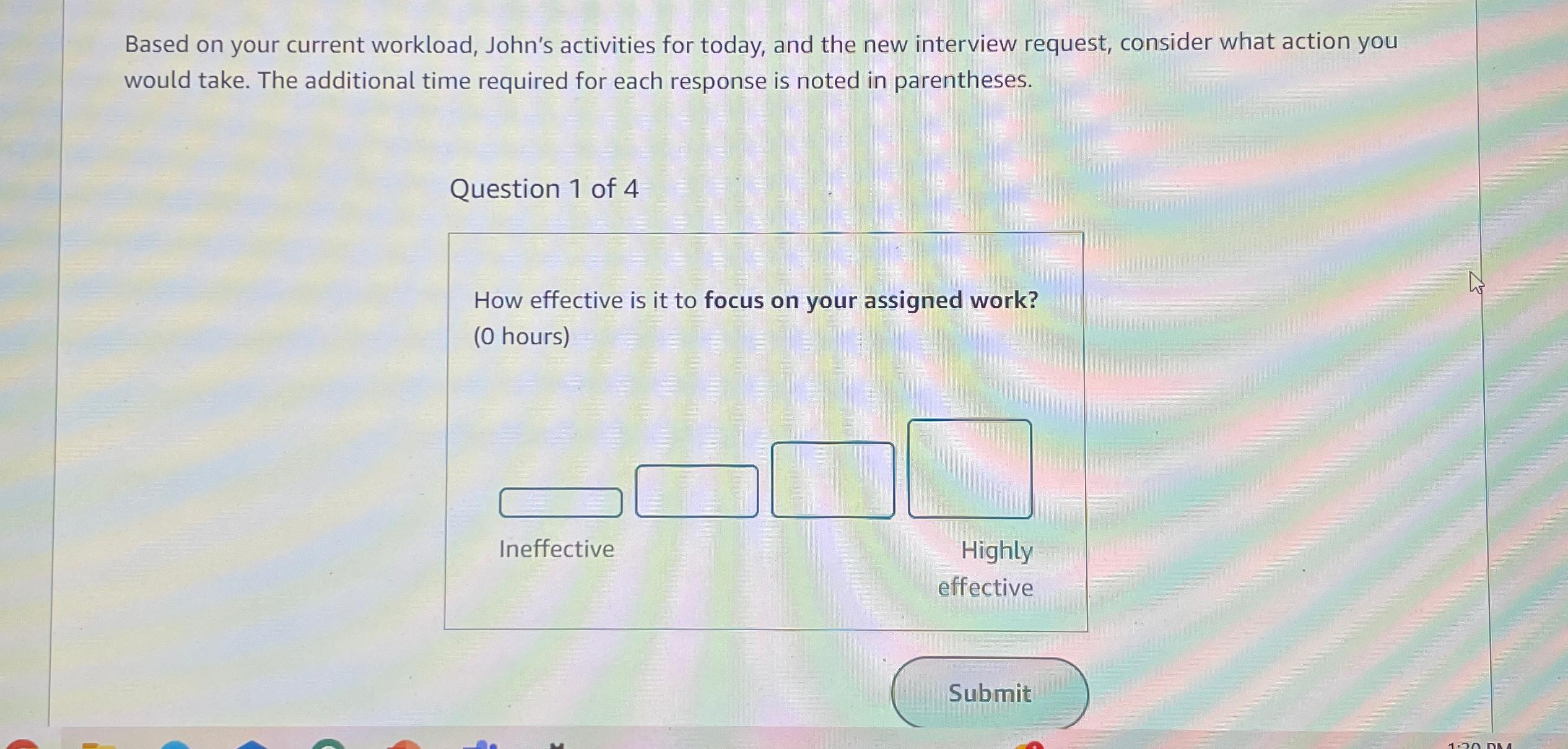 Based on your current workload, John's activities for | Chegg.com