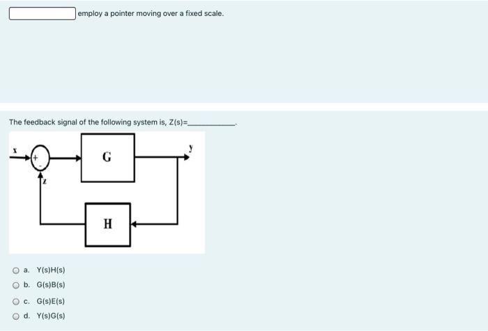 Solved employ a pointer moving over a fixed scale. The | Chegg.com