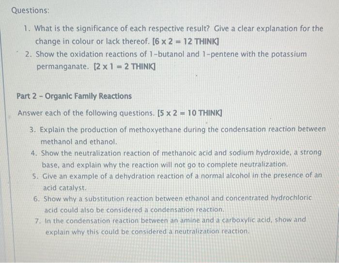 Solved Part 1 - Saturated vs Unsaturated Compounds Bromine | Chegg.com