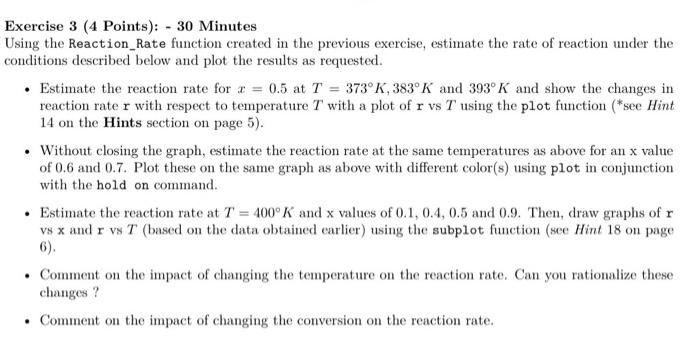 Solved Facercise 2 (4 Points)a - 15 Minutes Cinate a | Chegg.com