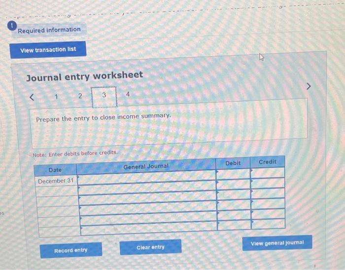 Solved Journal entry worksheet Prepare the entry to | Chegg.com