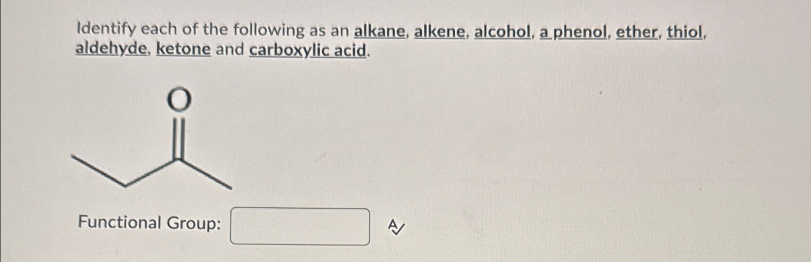 Solved Identify each of the following as an alkane, alkene, | Chegg.com