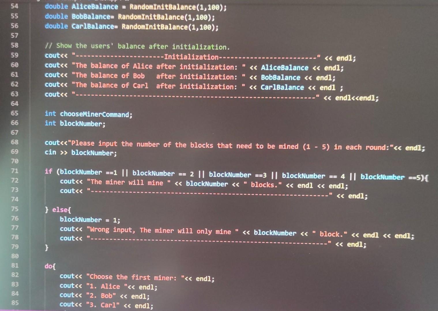 Solved Tasks • Task 1: Implementing the RandomlnitBalance | Chegg.com