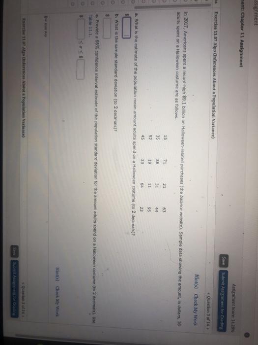Solved ssignment hent Chapter 11 Assignment Assignment Scare | Chegg.com Solved ssignment hent Chapter 11 Assignment Assignment Scare | Chegg.com