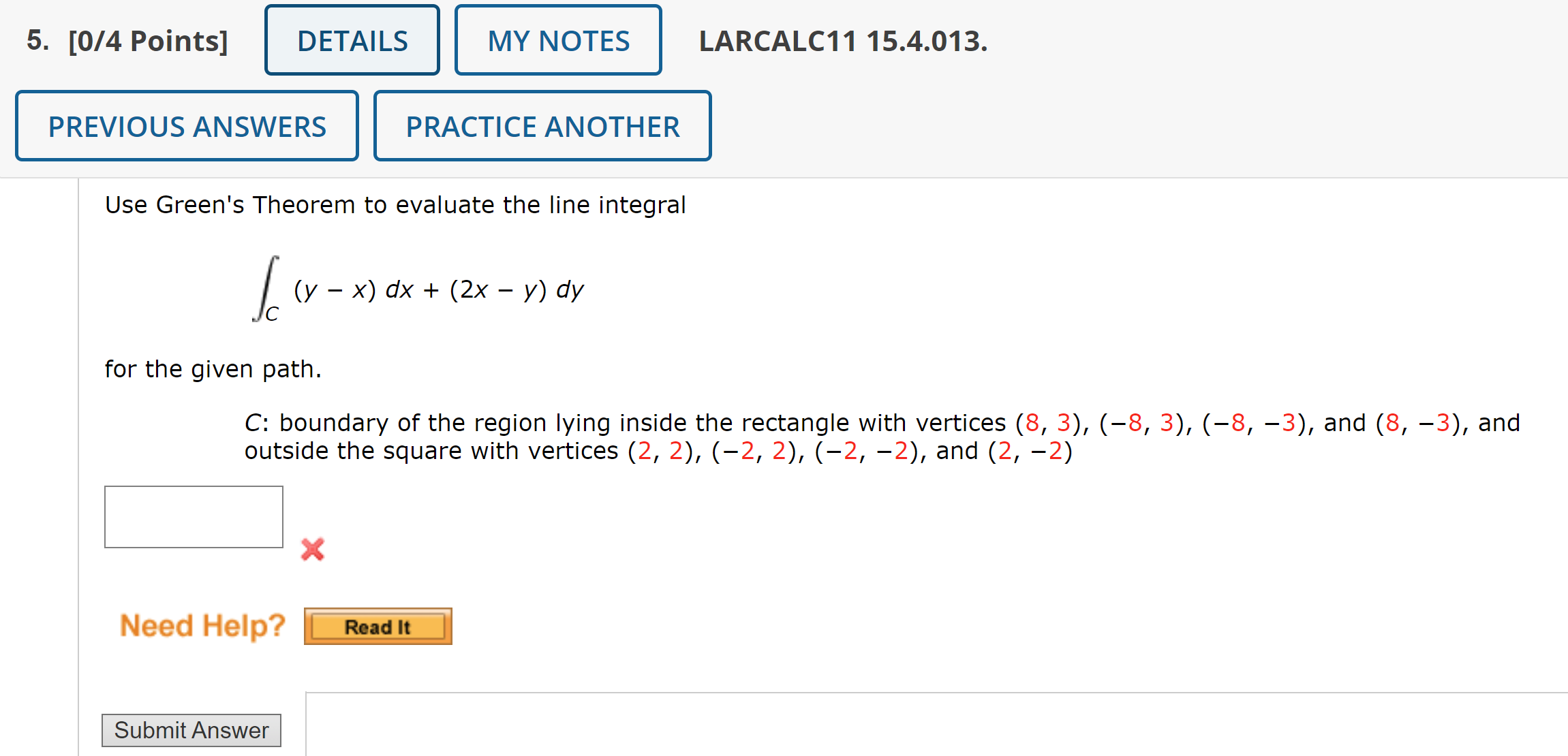 Solved Use Green's Theorem to evaluate the line | Chegg.com