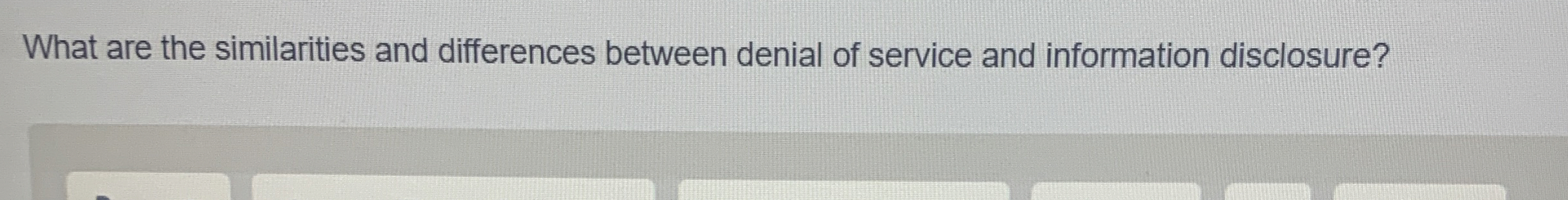 Solved What are the similarities and differences between | Chegg.com