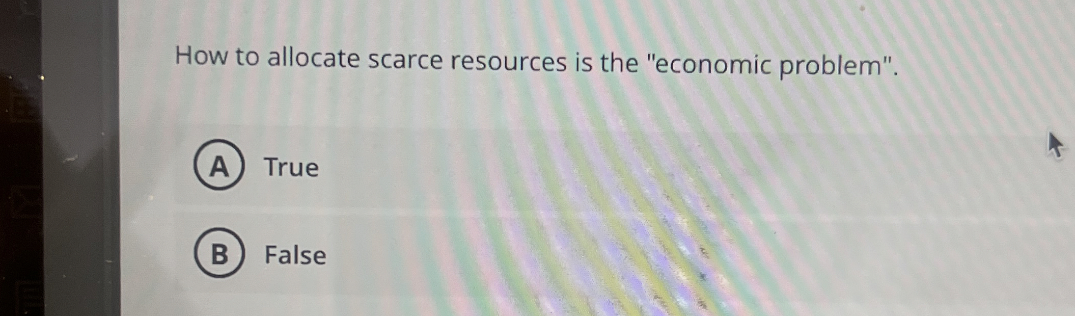Solved How to allocate scarce resources is the "economic | Chegg.com