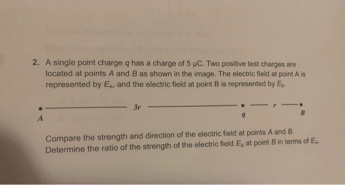 Solved 1. A particle with a charge Q and a significantly | Chegg.com