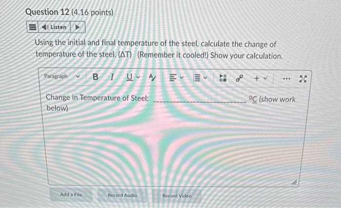 Calculate the heat absorbed (a) by the water from the | Chegg.com