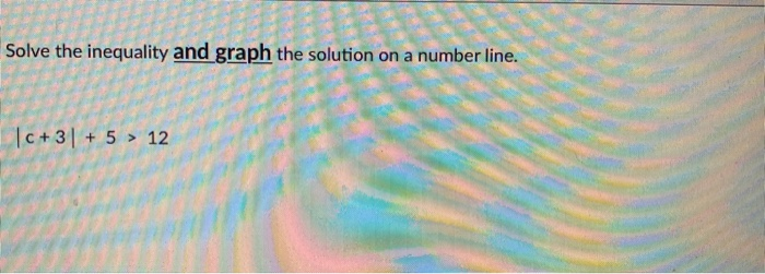 Solved Solve the inequality and graph the solution on a | Chegg.com