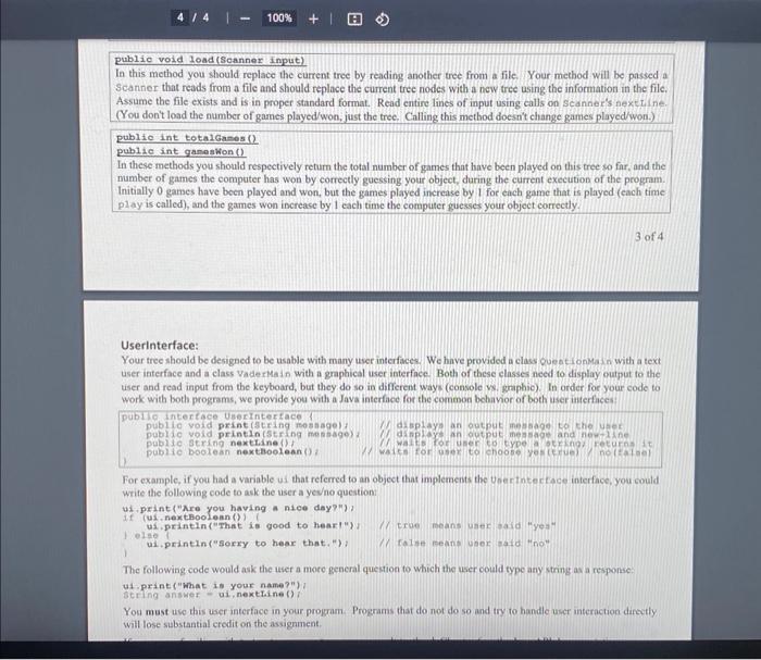 This project focuses on binary trees and recursion. | Chegg.com