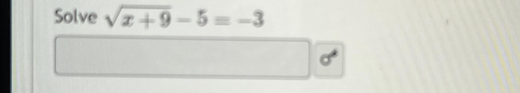 Solve x+92-5=-3 | Chegg.com