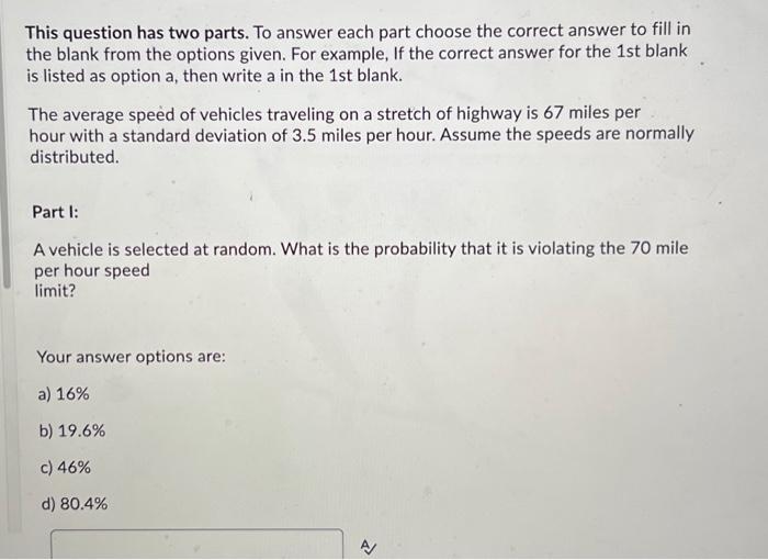 Solved This question has two parts. To answer each part | Chegg.com