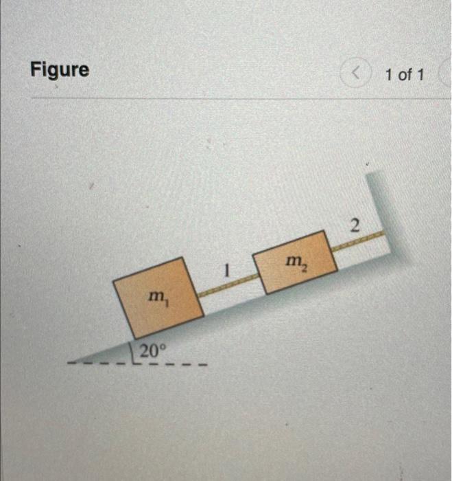 Solved Two blocks are at rest on a frictionless incline, as | Chegg.com