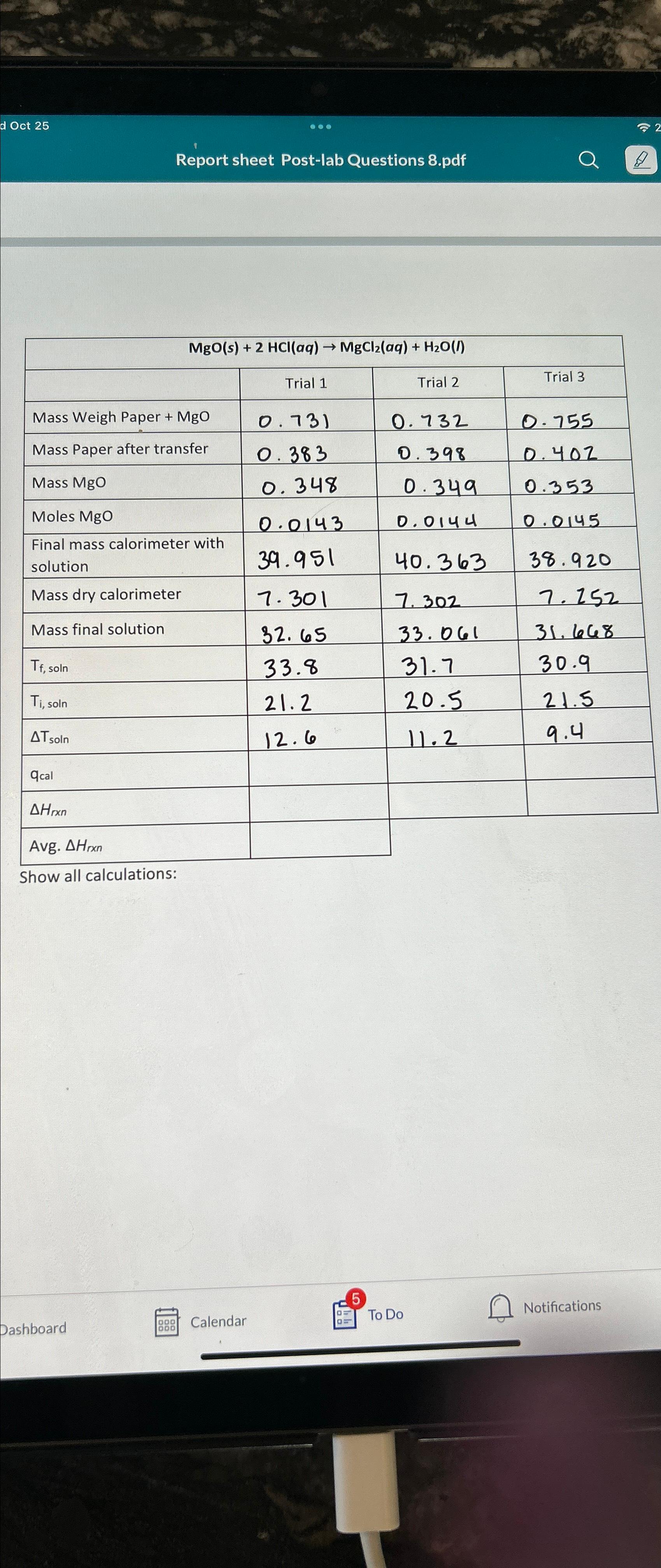 Solved Report sheet Post-lab Questions | Chegg.com