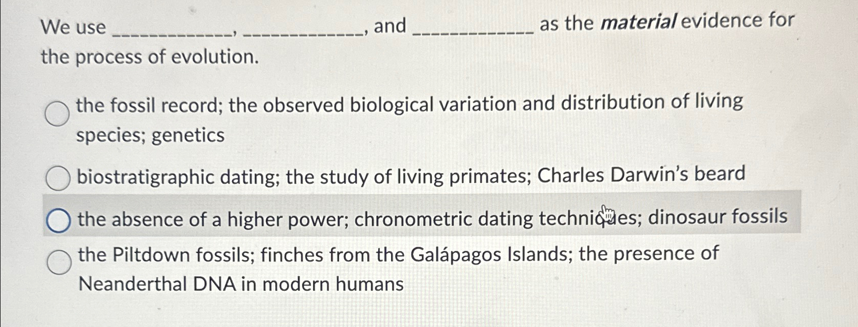 Solved We use and as the material evidence for the process | Chegg.com