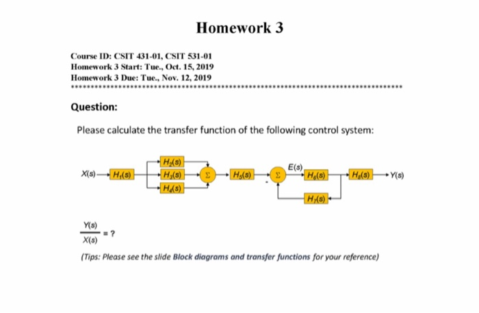 Solved Homework 3 Course ID: CSIT 431-01, CSIT 531-01 | Chegg.com