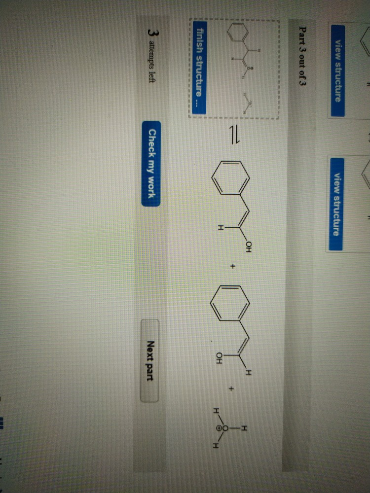 Solved view structure view structure Part 3 out of 3 ОН OWE | Chegg.com