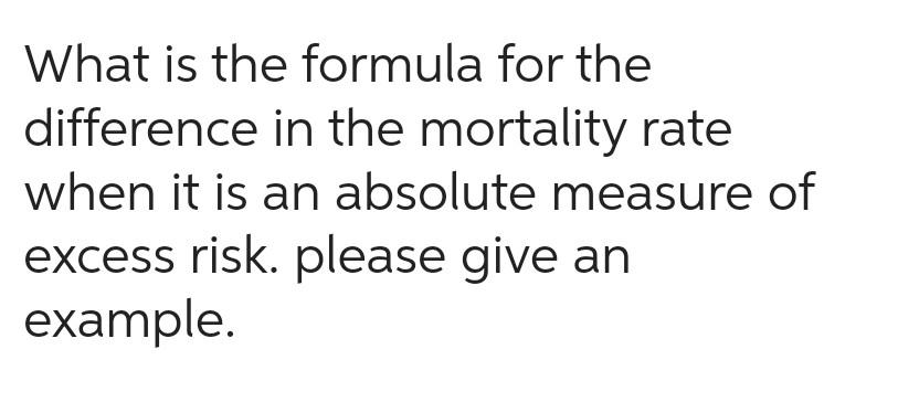 Solved What is the formula for the difference in the | Chegg.com