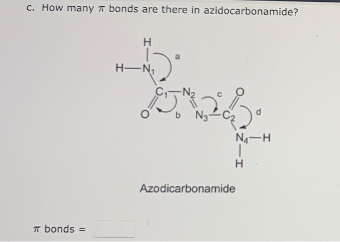 Solved a. Azidocarbonamide is used in forming polystyrene. | Chegg.com
