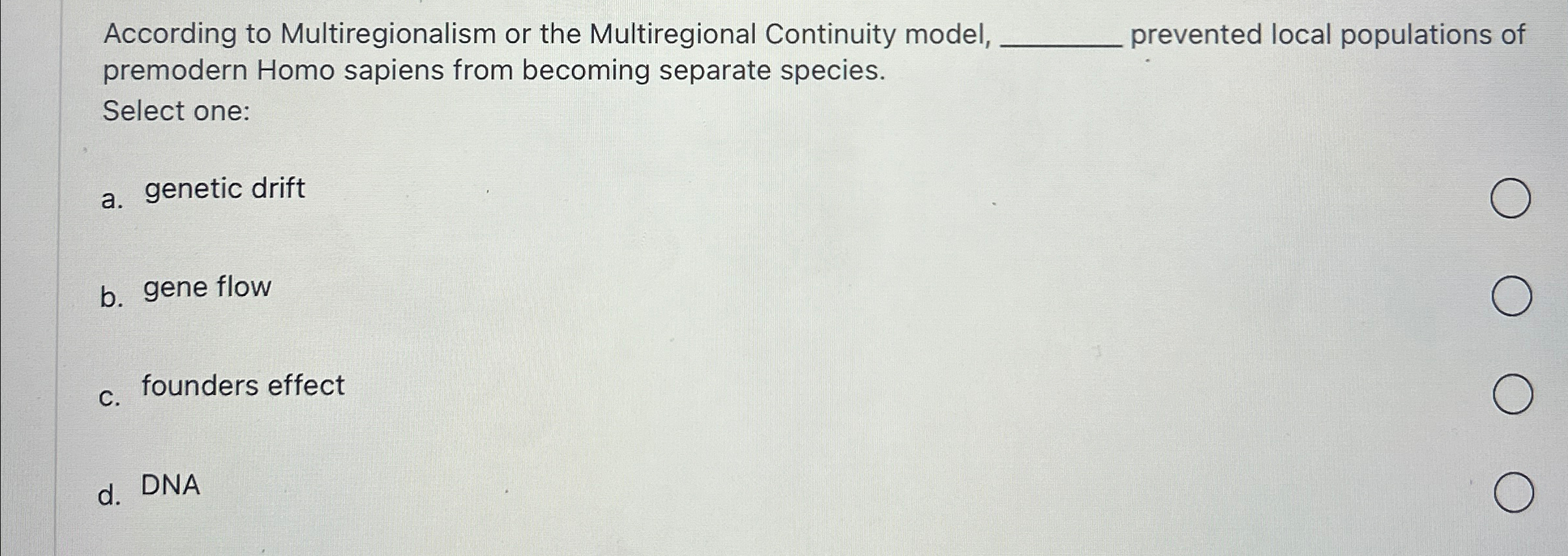 Solved According to Multiregionalism or the Multiregional | Chegg.com