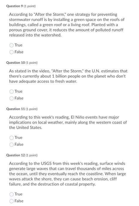 Solved Question 9 (1 point) According to "After the Storm," | Chegg.com
