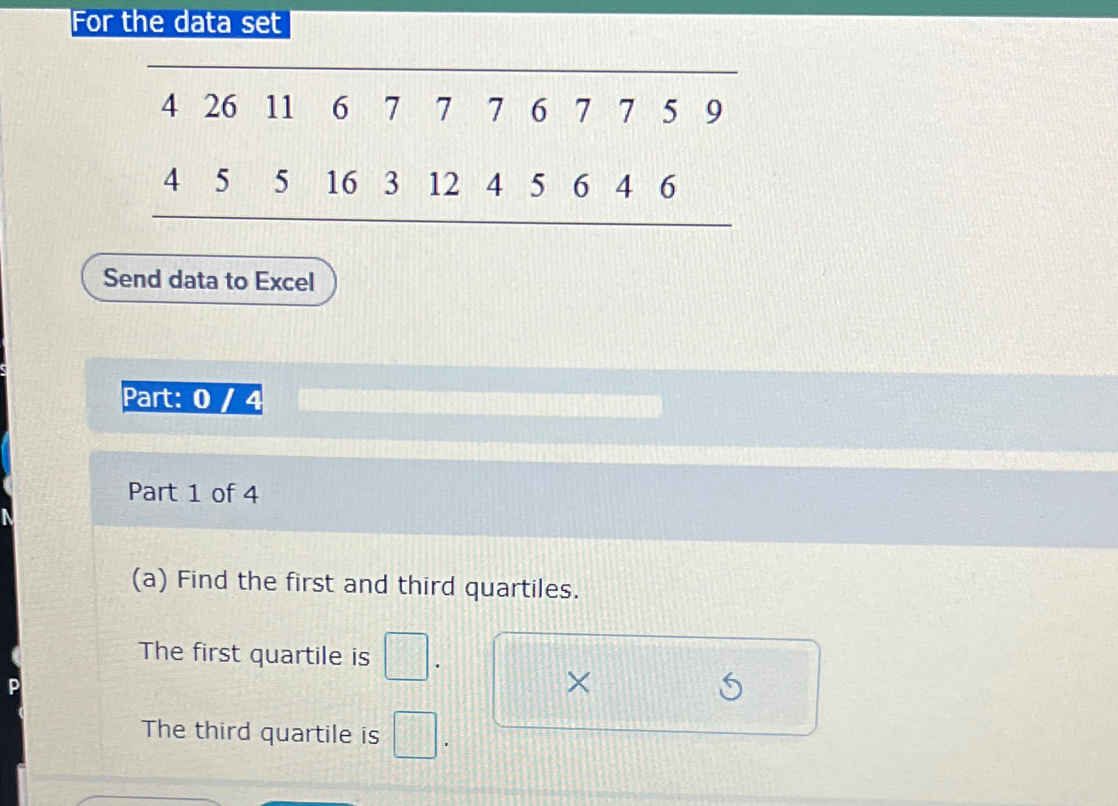 Solved For the data | Chegg.com