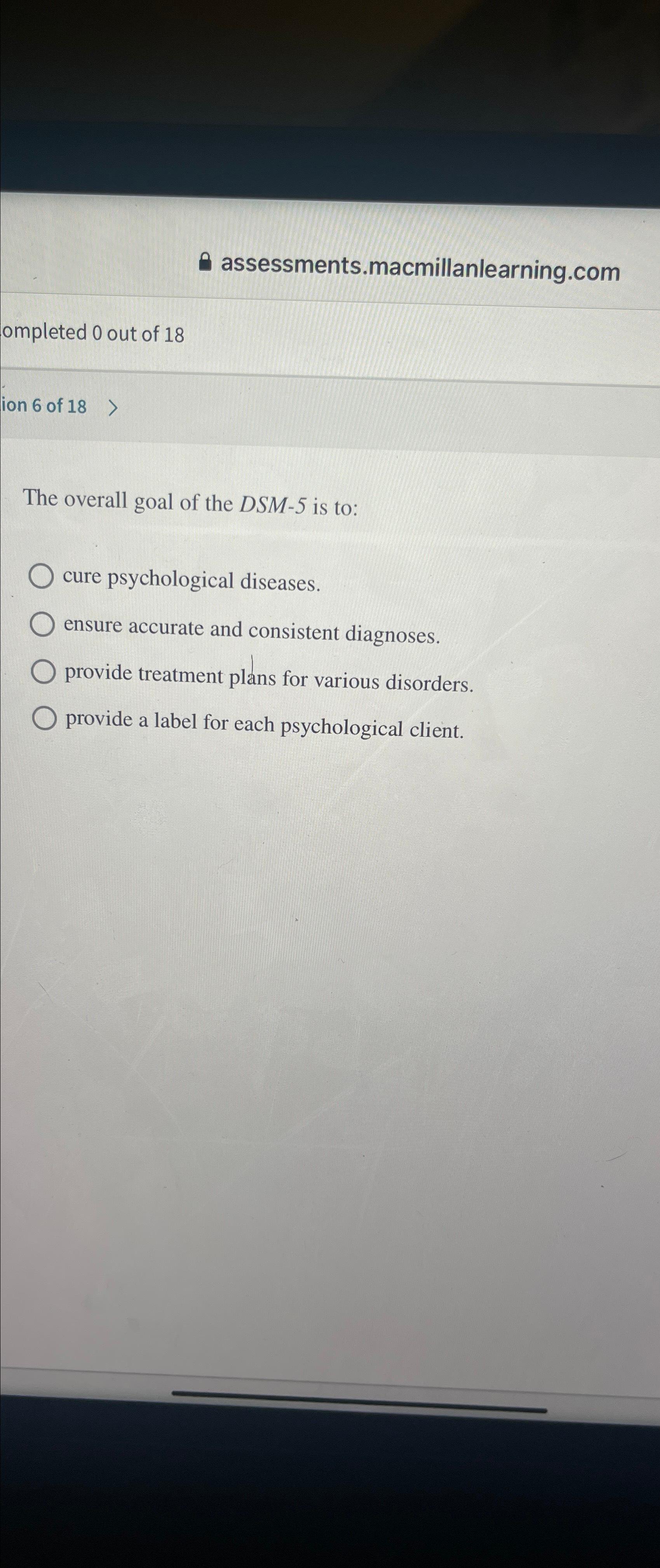 Solved assessments.macmillanlearning.comompleted 0 ﻿out of | Chegg.com