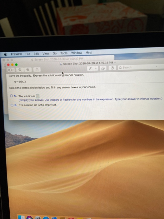 Solved Preview File Edit View Go Tools Window Help Screen | Chegg.com