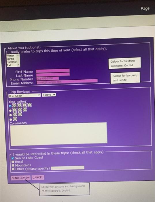 Solved Restrict first and last name textbox to a max of 20 | Chegg.com