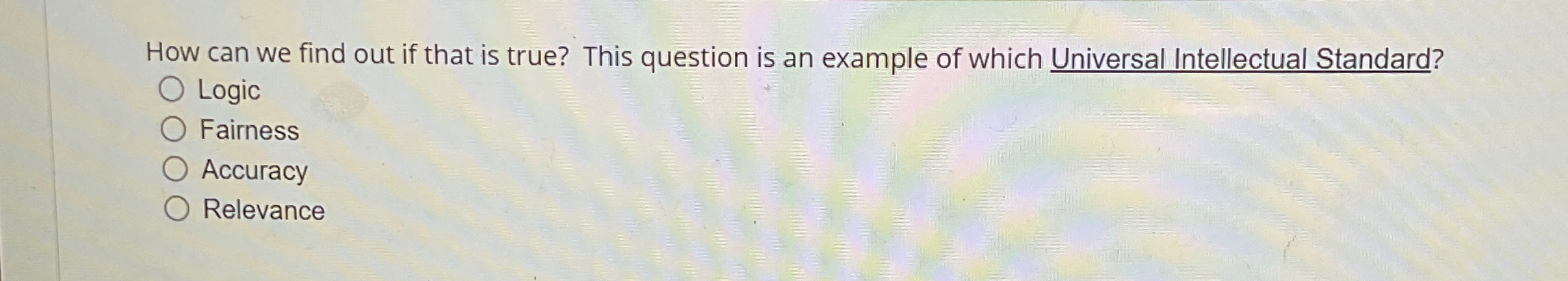 Solved How can we find out if that is true? This question is | Chegg.com