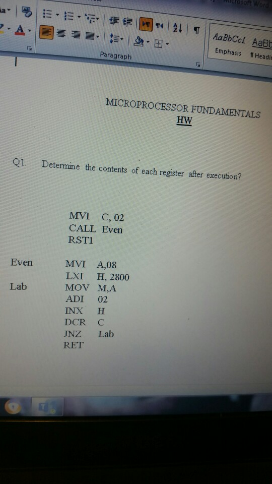 Solved soft Word 15. EM 21 3.A Paragraph AaBbCcl AaBE | Chegg.com