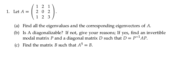 Solved Show proper steps in solving the eigenvalue equation | Chegg.com